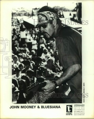 Press Photo Singer, Guitarist John Mooney & Bluesiana - nop59577 | eBay