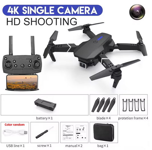 2025 New E88 Pro WIFI FPV Drone Wide Angle HD 4K 1080P Camera | eBay
