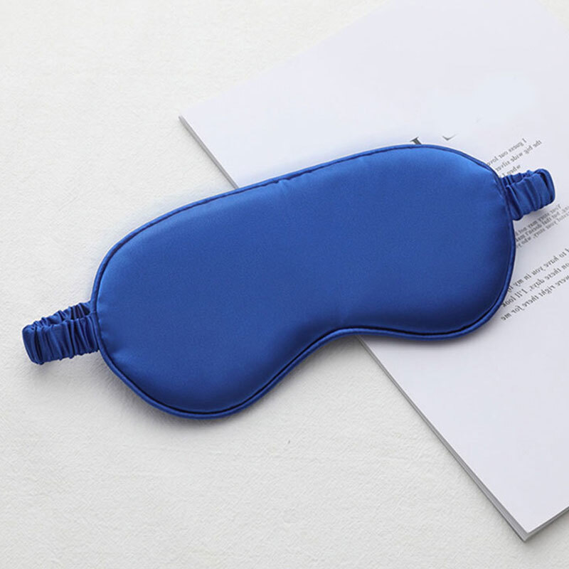 1Pc Silk Sleep Eye Mask Travel Soft Padded Shade Cover Blindfold ...
