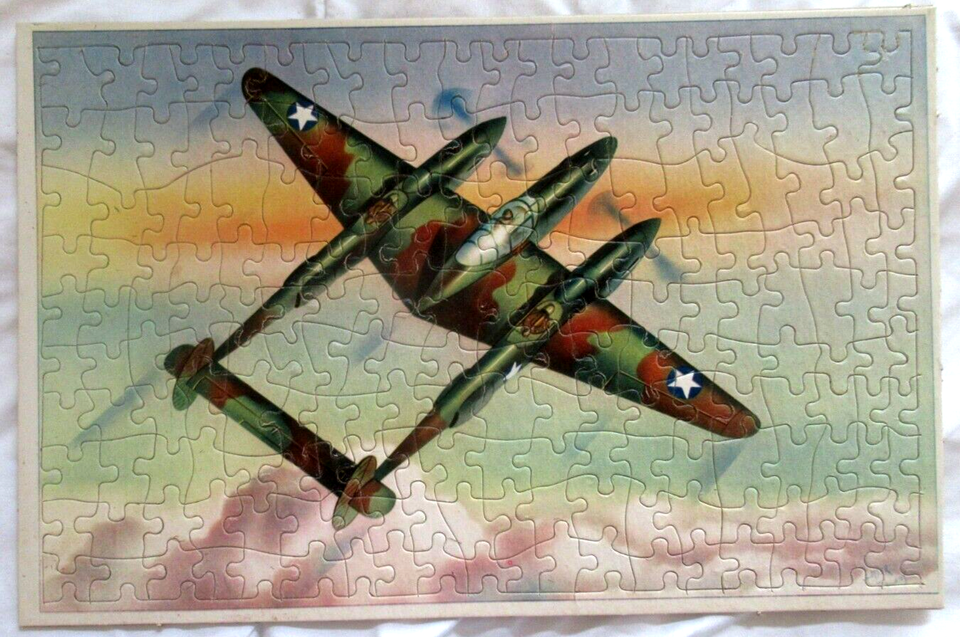 (2) 1942 A PICTURE PANORAMA World War 2 Airplane Puzzles ~ 400 pcs ...
