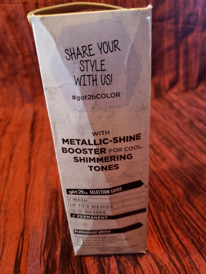 Got2b Metallic Permanent Hair Color M72 Dusty Silver Multi-Dimensional ...