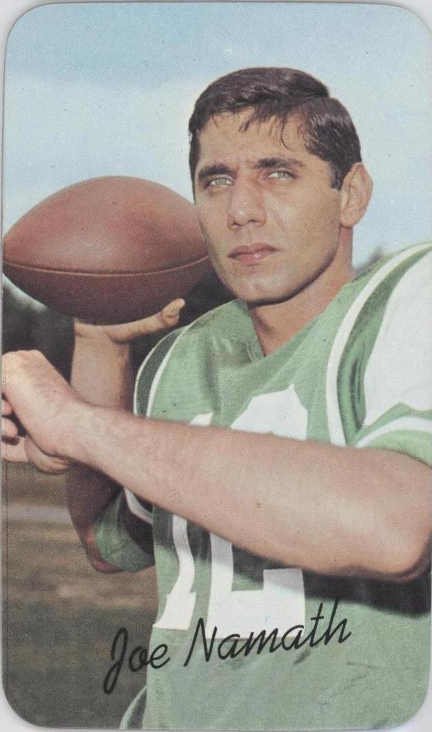 1970 Topps Super Joe Namath #33 for sale | eBay
