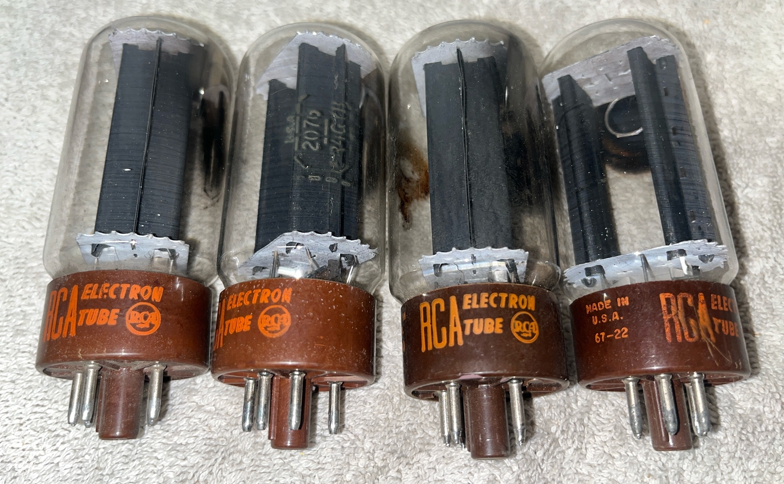 Lot of 4 RCA 5R4GYB Rectifier Tubes - TV7 Tested | eBay