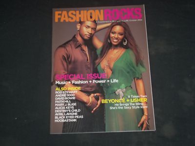2004 OCTOBER FASHION ROCKS MAGAZINE - BEYONCE & USHER COVER - B 532 | eBay