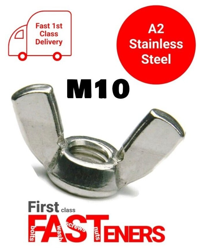 M10 WING NUT STAINLESS STEEL A2 BUTTERFLY NUT DIN315 METRIC | eBay