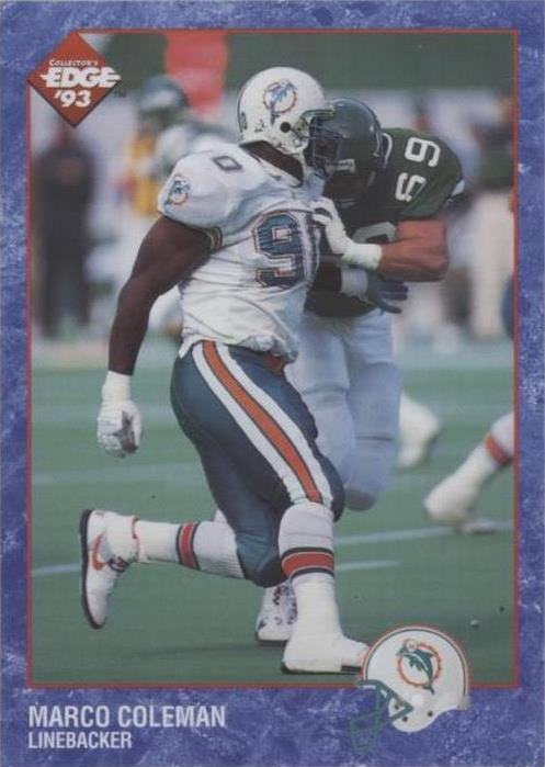 1993 Collector's Edge - Marco Coleman #112 for sale online | eBay