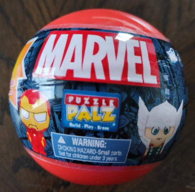 Marvel Puzzle Palz 3D Eraser Sealed Ball with 2 Erasers Build-Play ...