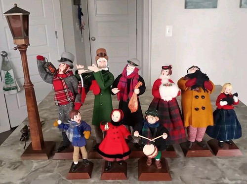 Simpich Character Dolls Set of 10 Christmas Carolers Collection w ...