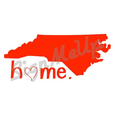 I Love North Carolina State Decal 8.5x4" Vinyl Window Sticker for Car ...