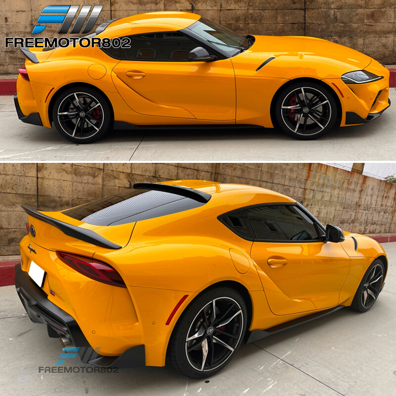 Fits 20-23 Toyota GR Supra 5th J29 MK5 V2 Unpainted Black ABS Roof ...