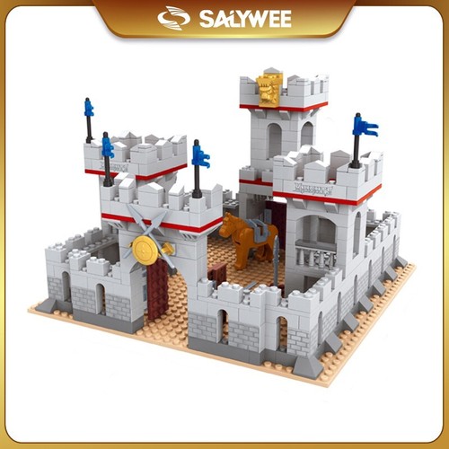 Medieval Castle Knights with Small Figures 680+pcs Building Blocks Set ...