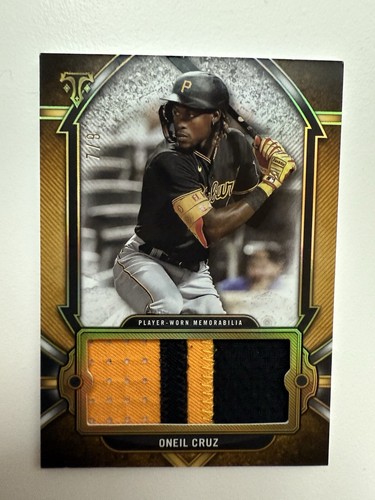 2024 Triple Threads Oneil Cruz Patch 7/9 Pirates | eBay