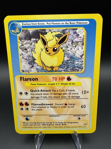 Vintage Pokemon Flareon Funskool India 2004 Thunderbolt Set I07 US ...