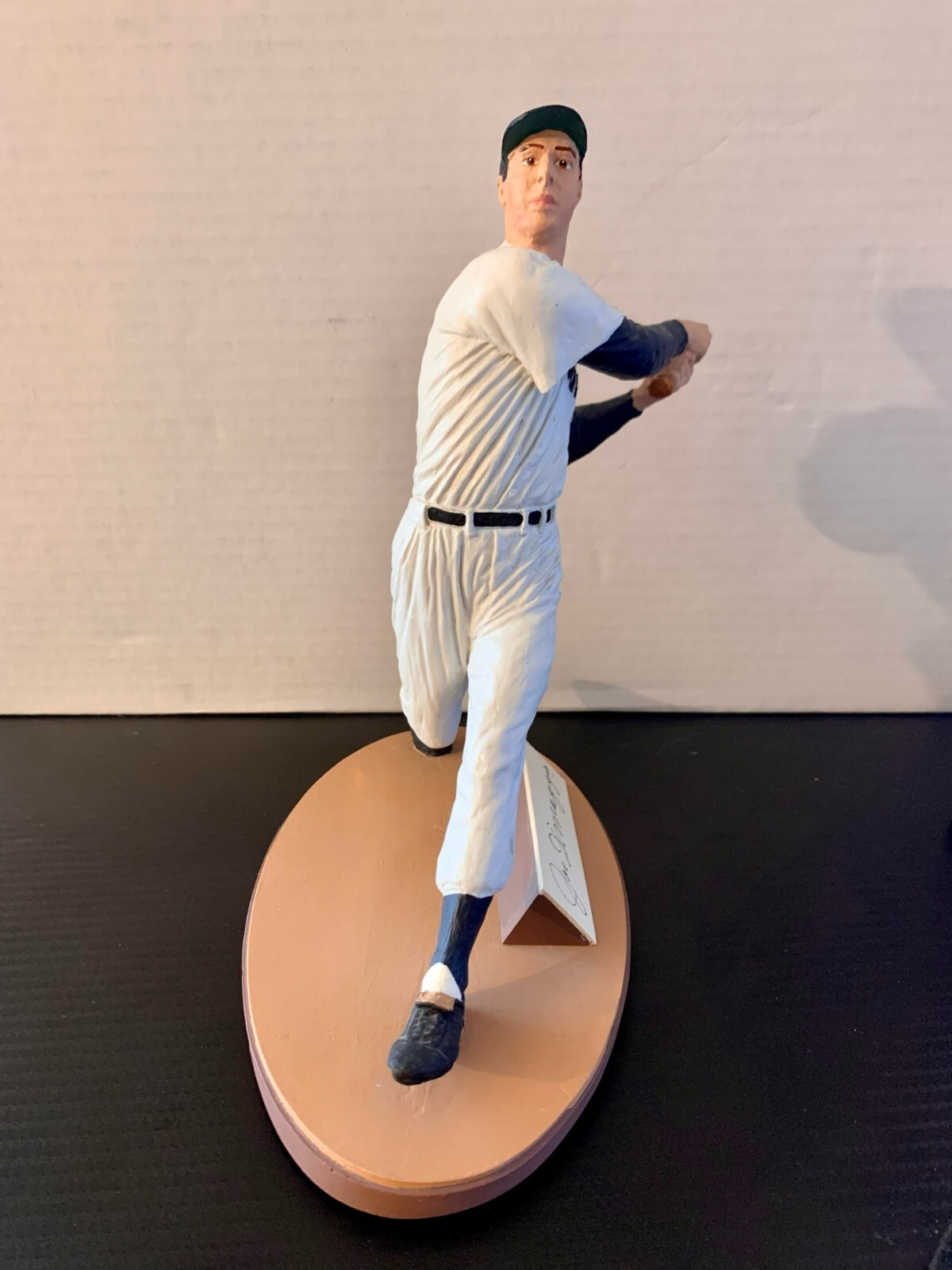 Joe DiMaggio Hand Signed Autographed Statue Figurine Yankee Clipper ...