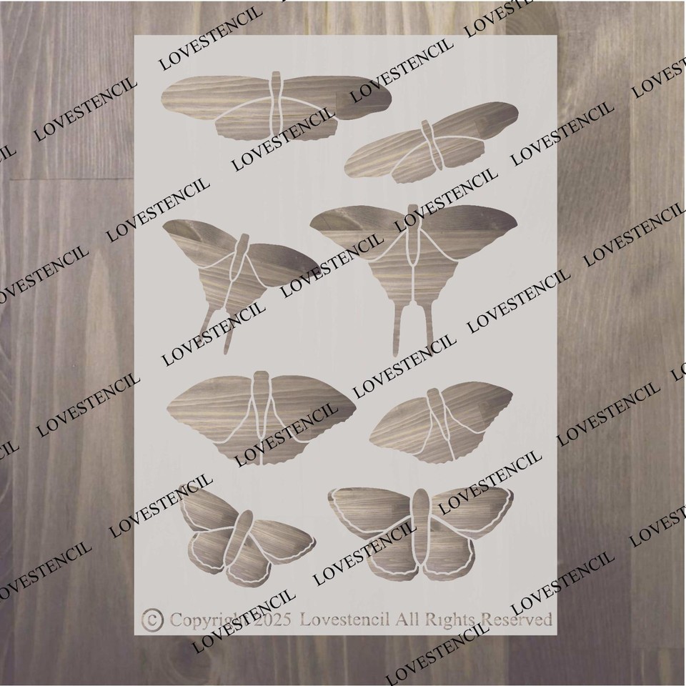 Butterfly Dragonfly Bee stencils lovstencil walls craft furniture | eBay UK
