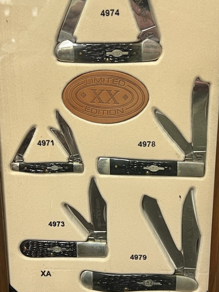 Case XX 1997 Black Rogers Bone Limited XX Edition 7 Knife Set And ...