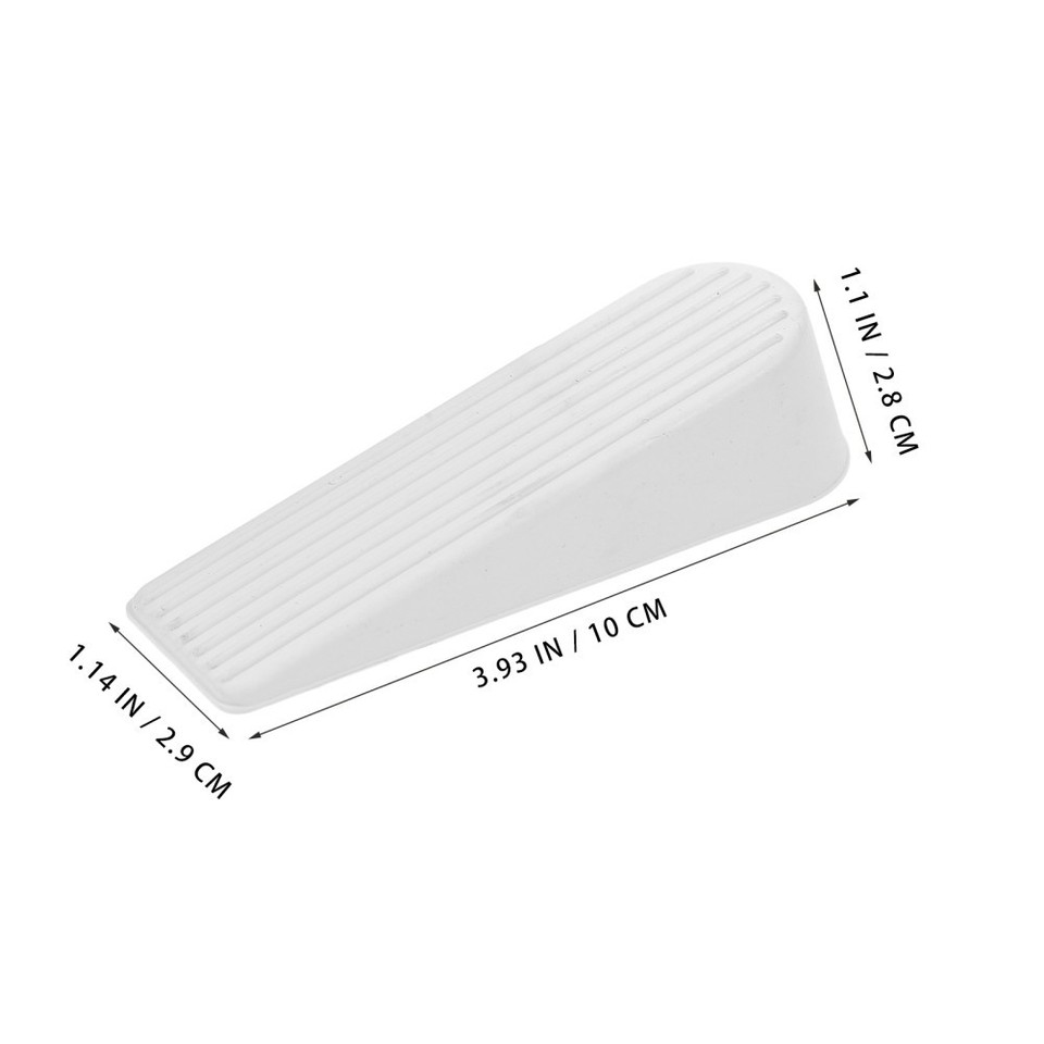 4pcs Floor Door Stops Rubber Stopper Wedge Stoppers For Bottom Of Door ...