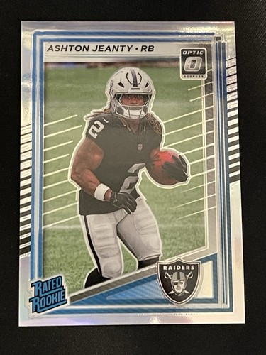 2025 Donruss Ashton Jeanty Silver Holo Prizm Optic Preview Rated Rookie ...