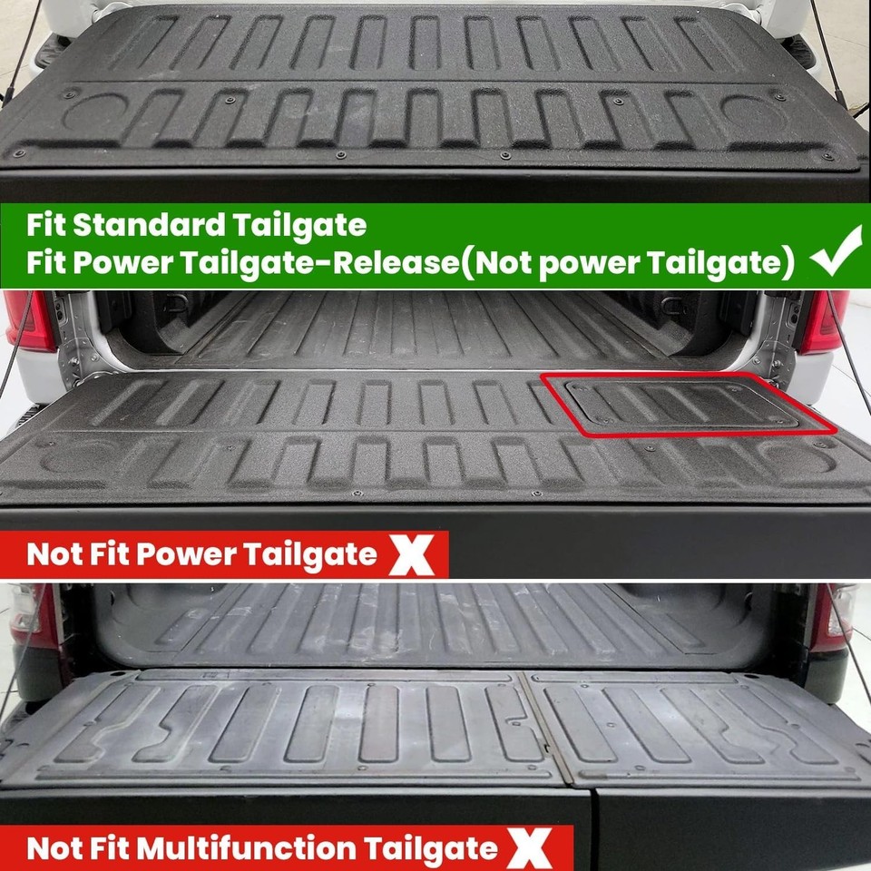 Tailgate Mat 2019-2025 2026 for Ram 1500 Standard Tailgate&Power ...