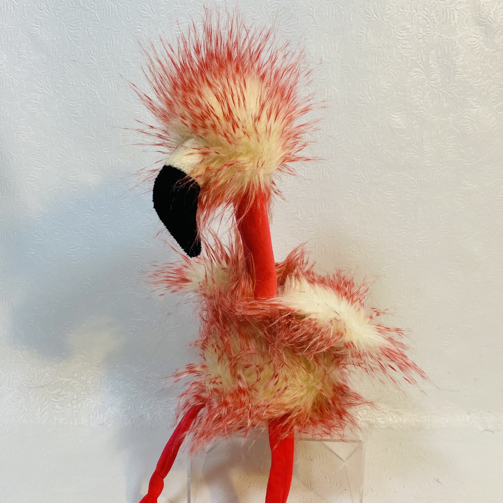 Jellycat Flora Flamingo Plush 21" Pink White Fluffy Stuffed Animal Bird ...