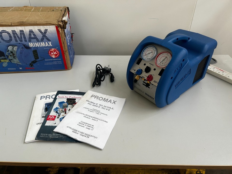 Promax Minimax Refrigerant Recovery Machine 230/240v R32 Ready. | eBay UK