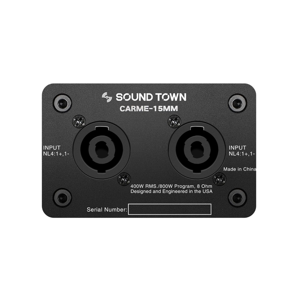 Sound Town 15" Coaxial PA Stage Monitor Speaker for Live Sound (CARME ...