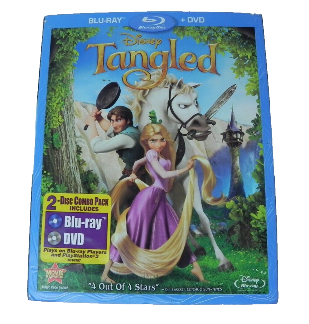 Tangled Blu-ray + DVD Combo Pack W/Slipcover Disney NEW | eBay
