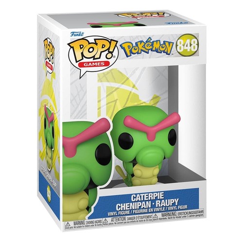 POKEMON PIKACHU Figurine CHENIPAN CATERPIE N° 848 FUNKO POP DISPO | eBay