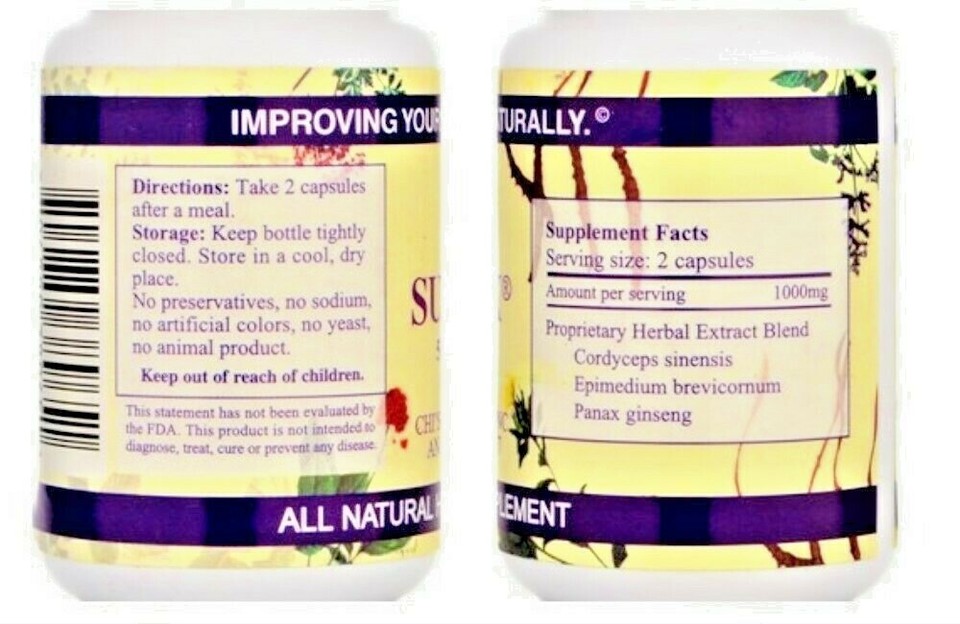 Chi's Enterprise - Super-X Men's Vitality Support 30 Capsules 704889389651| eBay
