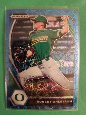 2021 Panini Prizm Draft Prizm Carolina Blue Velocity Robert Ahlstrom # ...