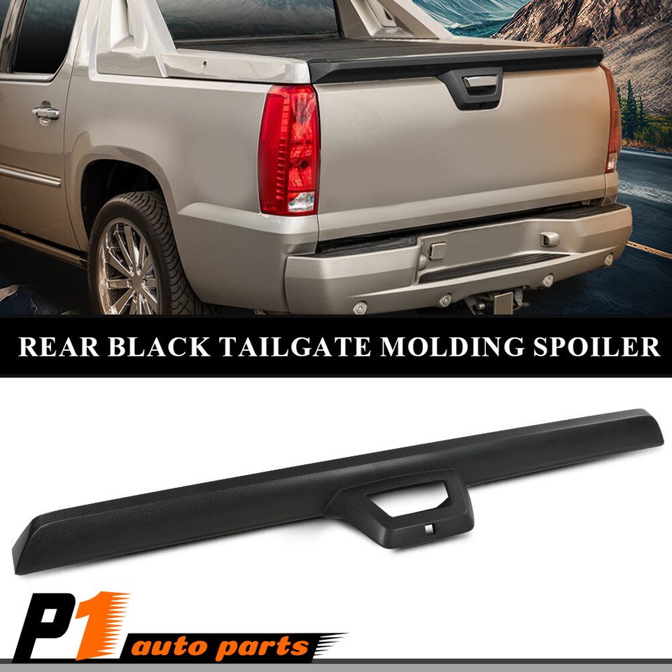 Fits 07-13 Avalanche Escalade Rear Tailgate Spoiler Molding Trim w ...