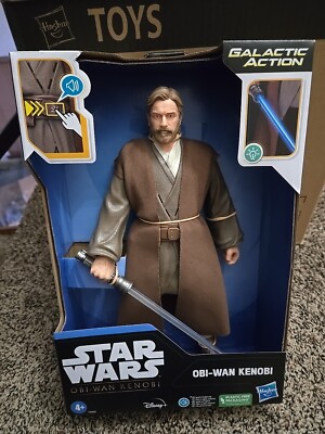 Star Wars: Galactic Action Obi-Wan Kenobi Interactive Electronic Figure ...