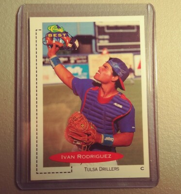 IVAN RODRIGUEZ, 1991 "CLASSIC BEST" ROOKIE CARD IN EXCELLENT CONDITION ...