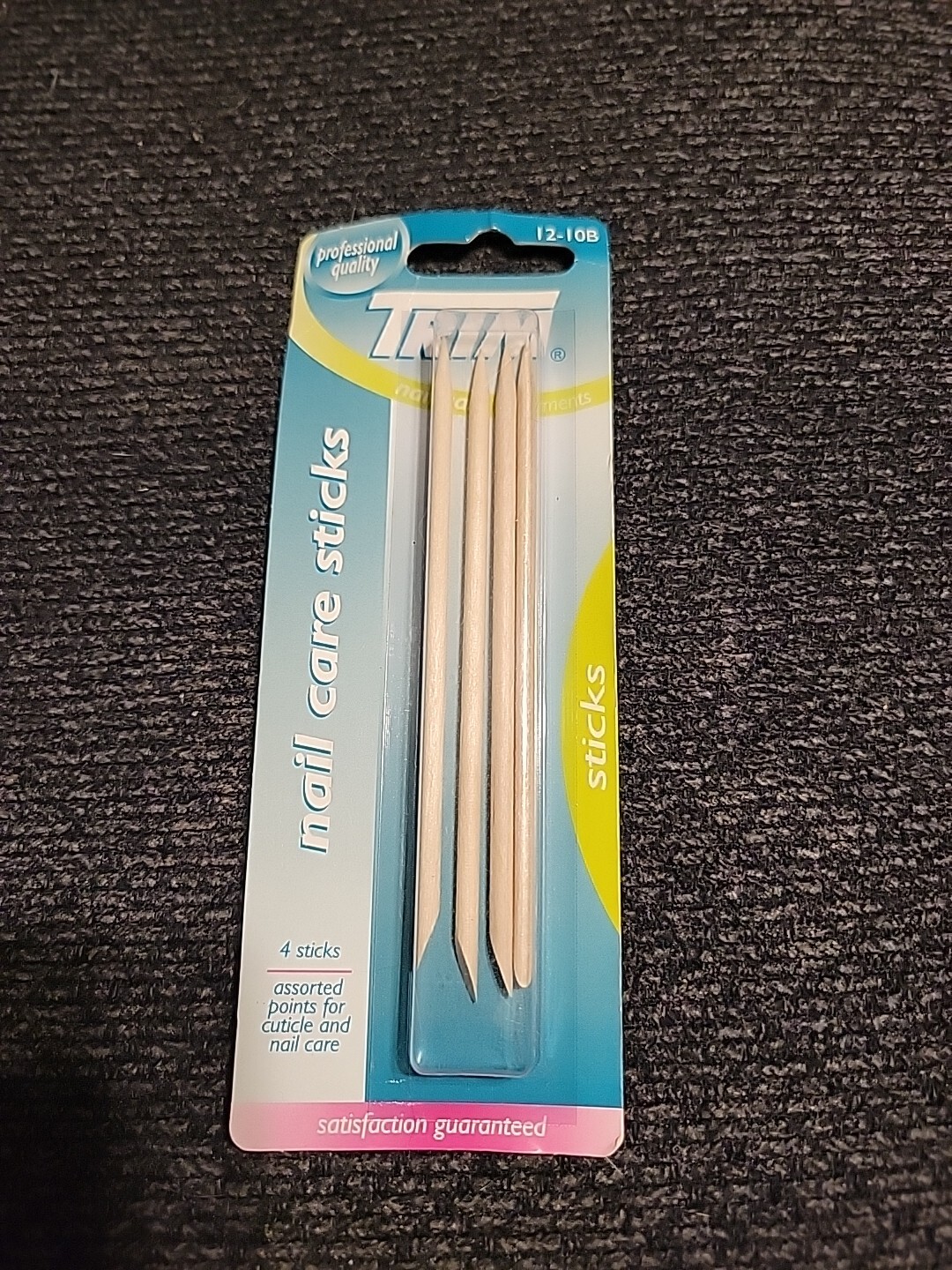 Cuticle Nail Manicure Care Sticks 4 set has 2 Different Tip Shapes By ...