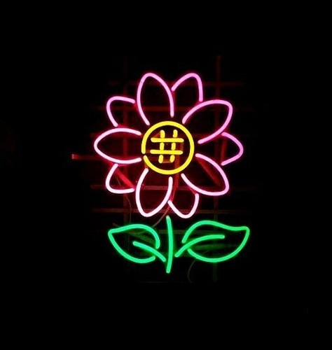 Flesh Flower Shop 24"x20" Neon Sign Light Lamp Decor Wall Glass Display ...