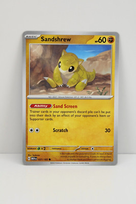 Sandshrew - Scarlet & Violet 151 - 027/165 - Regular - Pokemon TCG | eBay
