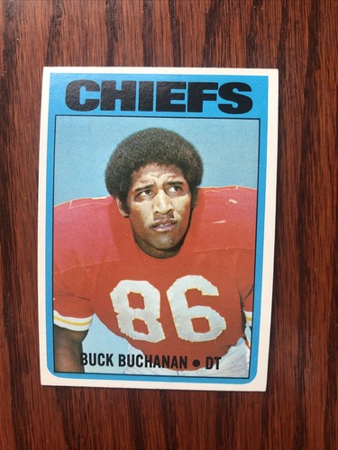 1972 Topps #204 Buck Buchanan Kansas City Chiefs HOF | eBay