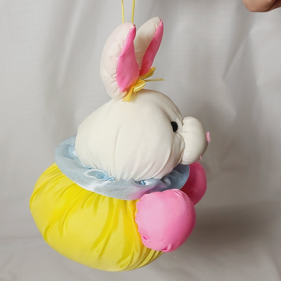 Vintage Tony Toys Nylon Bunny Rabbit Plush Parachute Material *Noise ...