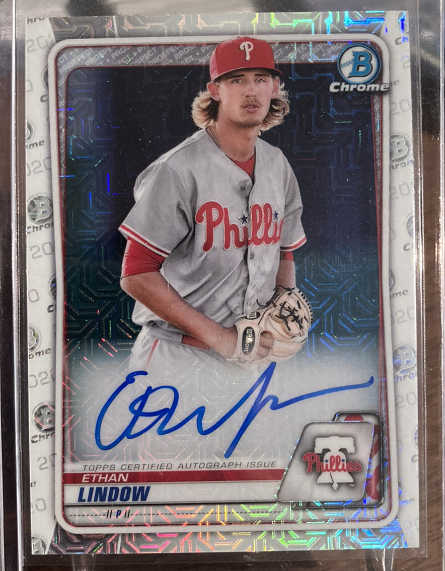 2020 Bowman Chrome Ethan Lindow Mojo Auto | eBay