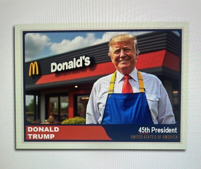 Donald Trump 2024 “Team Trump” Custom ACEO Card MAGA 50% Donated 2 Team ...