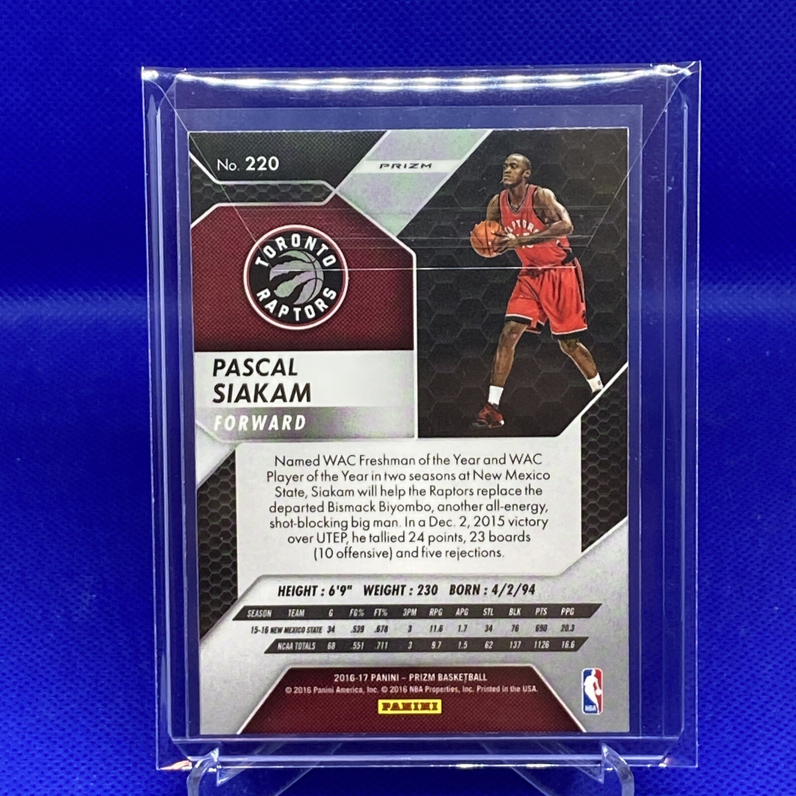 2016-17 Prizm Pascal Siakam Starburst Rookie Rc #220 | eBay