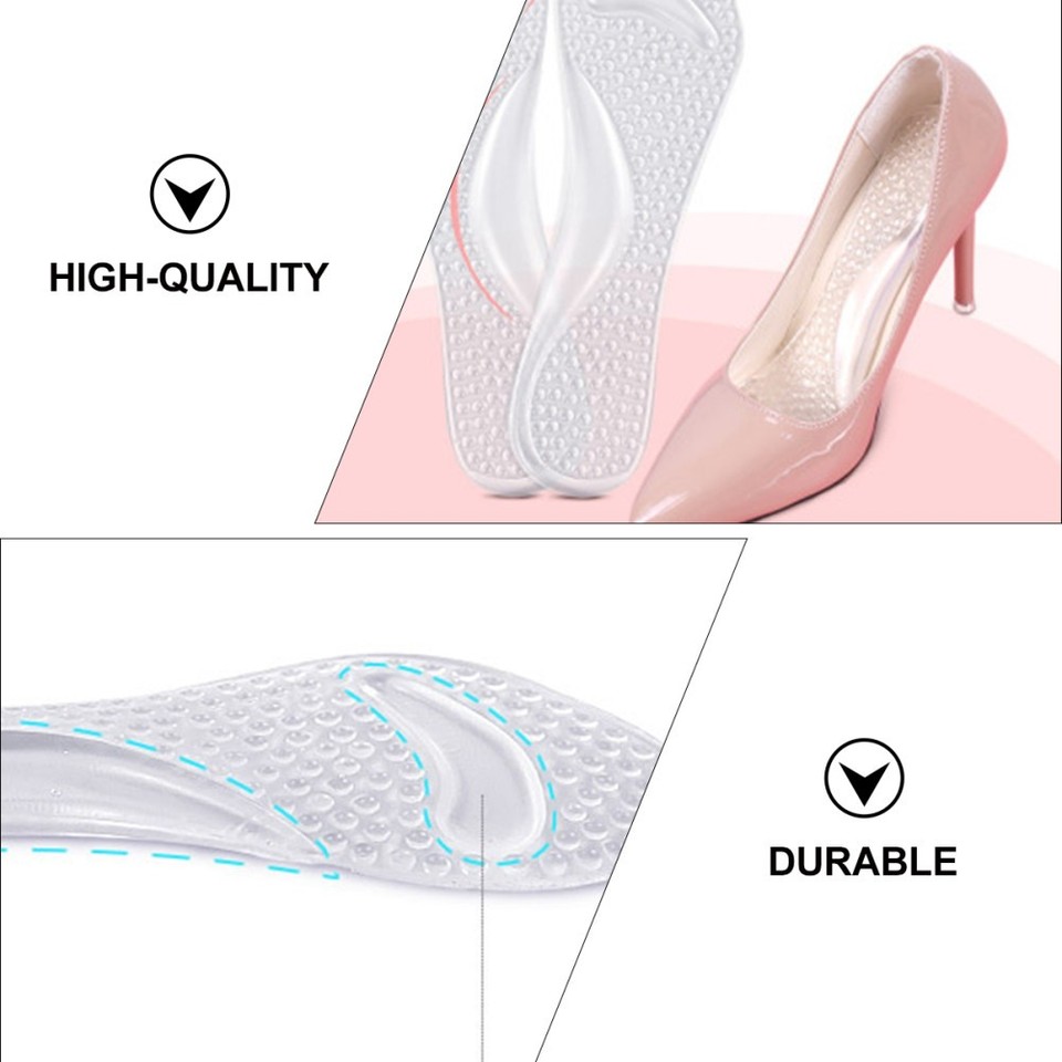 2 Pairs Inserts Shoes Women Comfort High Heel Foot Rub Sticker Cushions ...