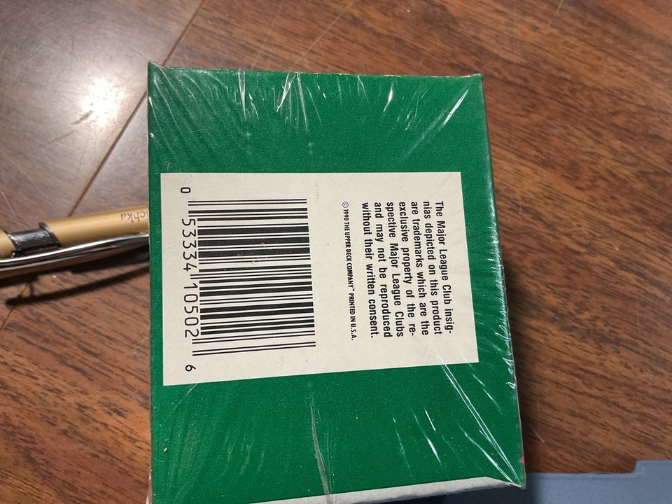 VTG 1990 Upper Deck Baseball Cards High Number Series Factory Sealed ...