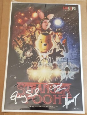 Do You Pooh Exclusive Stranger Things METAL Artist Proof 3x Signed ...