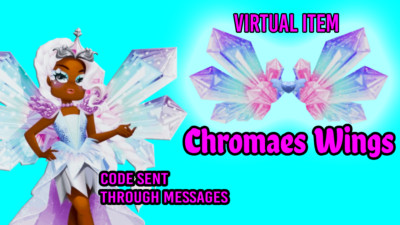 NEW ROYALE HIGH Chromae's Wings Virtual Game Code Messaged | eBay