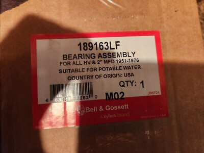 BELL & GOSSETT Seal Bearing Assembly, # 189163LF | eBay