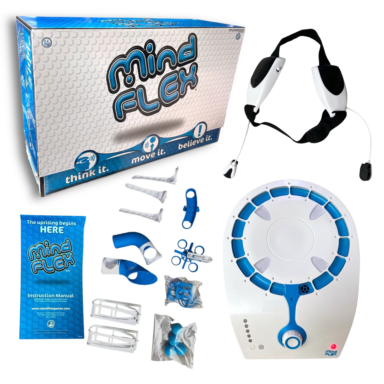 MIND FLEX Telekinesis Game by Mattel - Mindflex COMPLETE! 787799974179 ...