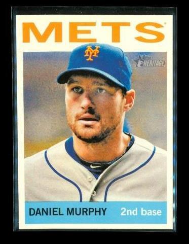 2013 TOPPS HERITAGE Baseball Trading Card #142 DANIEL MURPHY New York ...