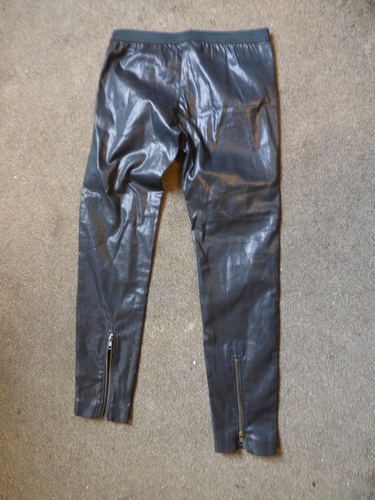 French Connection faux leather trousers size 10 | eBay