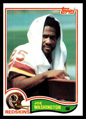 1982 Topps #524 Joe Washington Washington Redskins Football Card EX | eBay